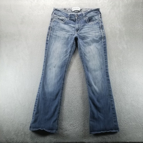 Ariat | Jeans | Ariat Real Jeans Womens 32 Long Blue Straight Low Rise ...